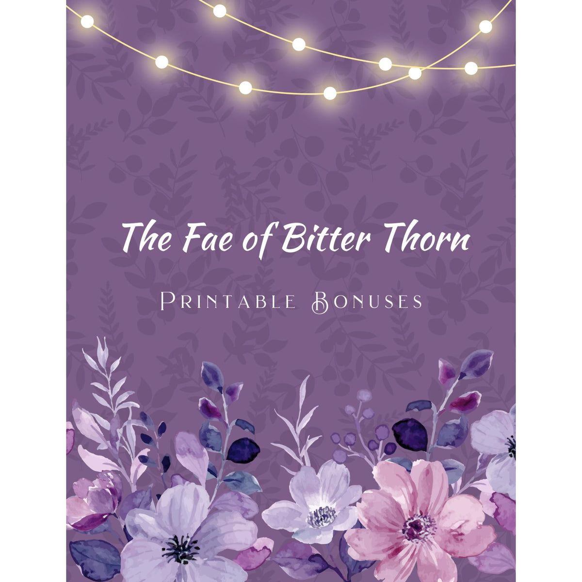 Printable Bonuses - The Fae of Bitter Thorn – MartenBooks
