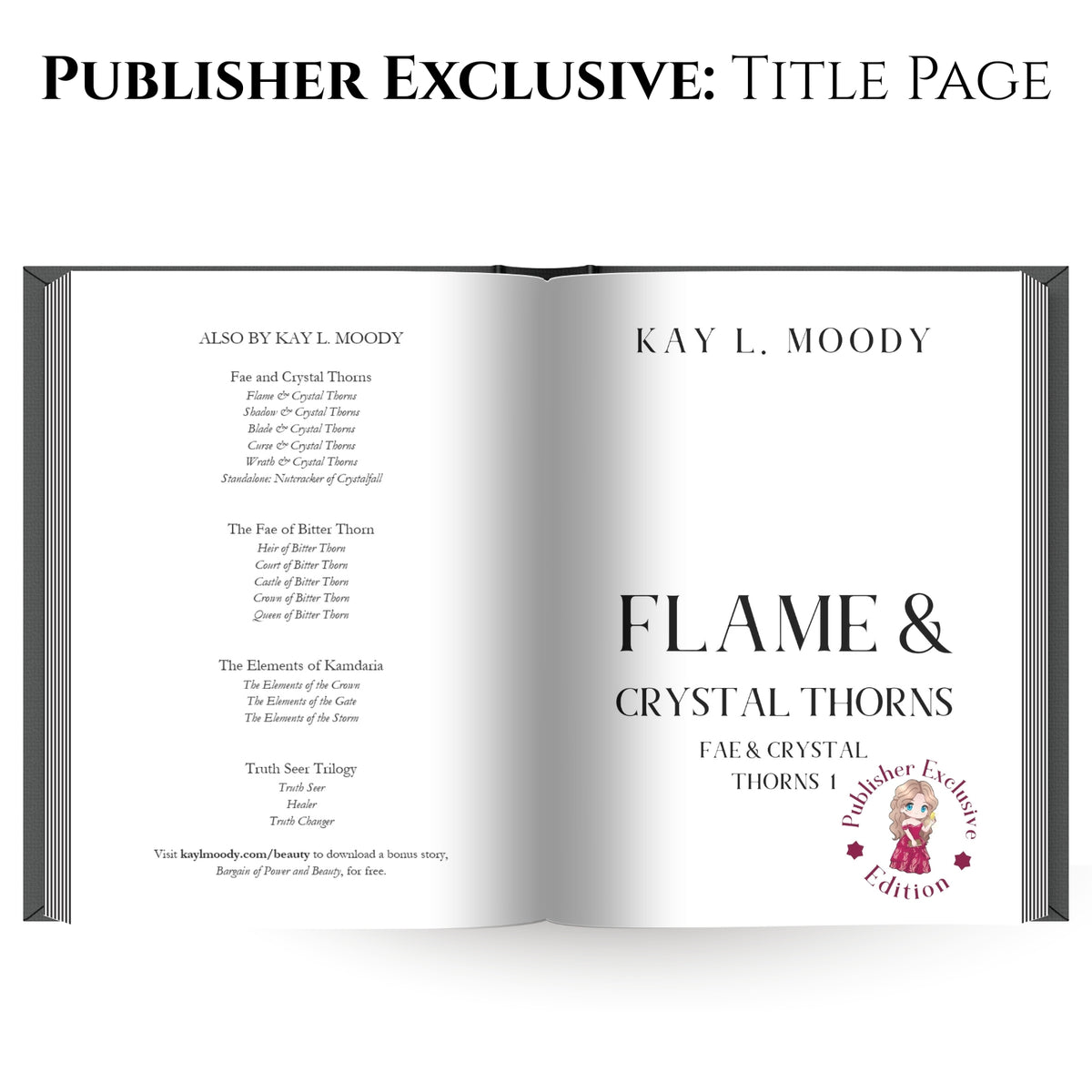 (paperbacks) Complete Series Set - Fae and Crystal Thorns - Special Ed ...